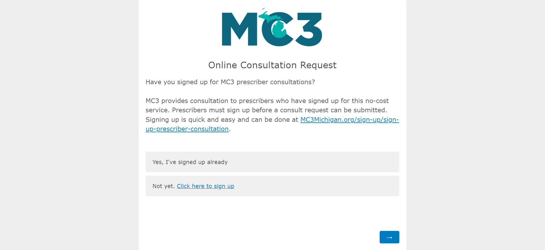 History - MC3 - Michigan Clinical Consultation & Care