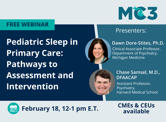 Pediatric Sleep in Primary Care: Pathways to Assessment and ...